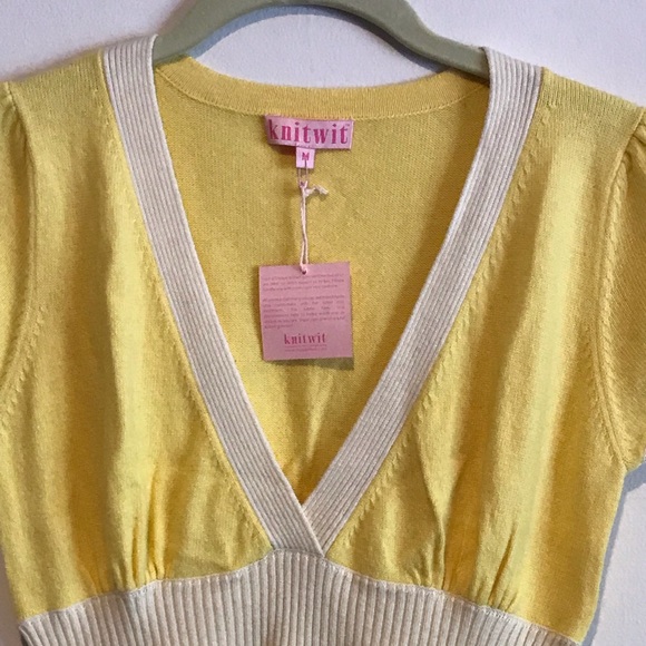 Knitwit | Dresses | Soft Yellow Knit Dress | Poshmark